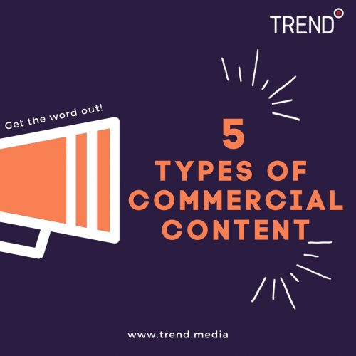 5 Types Of Commercial Content Marketing • Trend Media